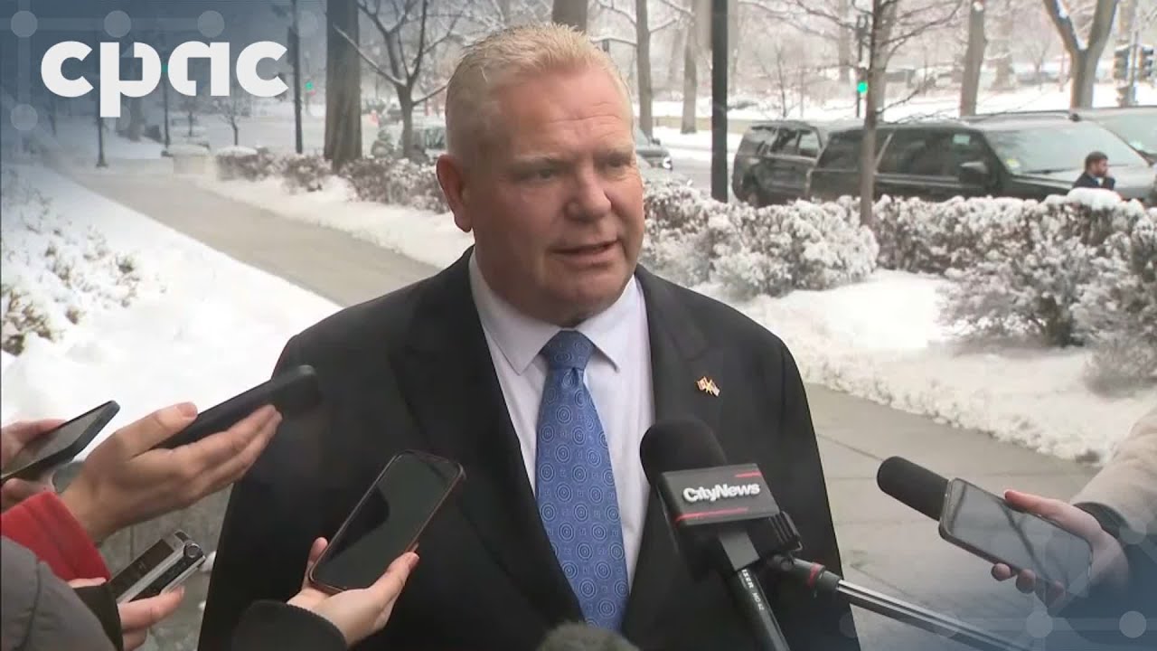 Premiers speak with reporters in Washington, D.C. – February 12, 2025 ...