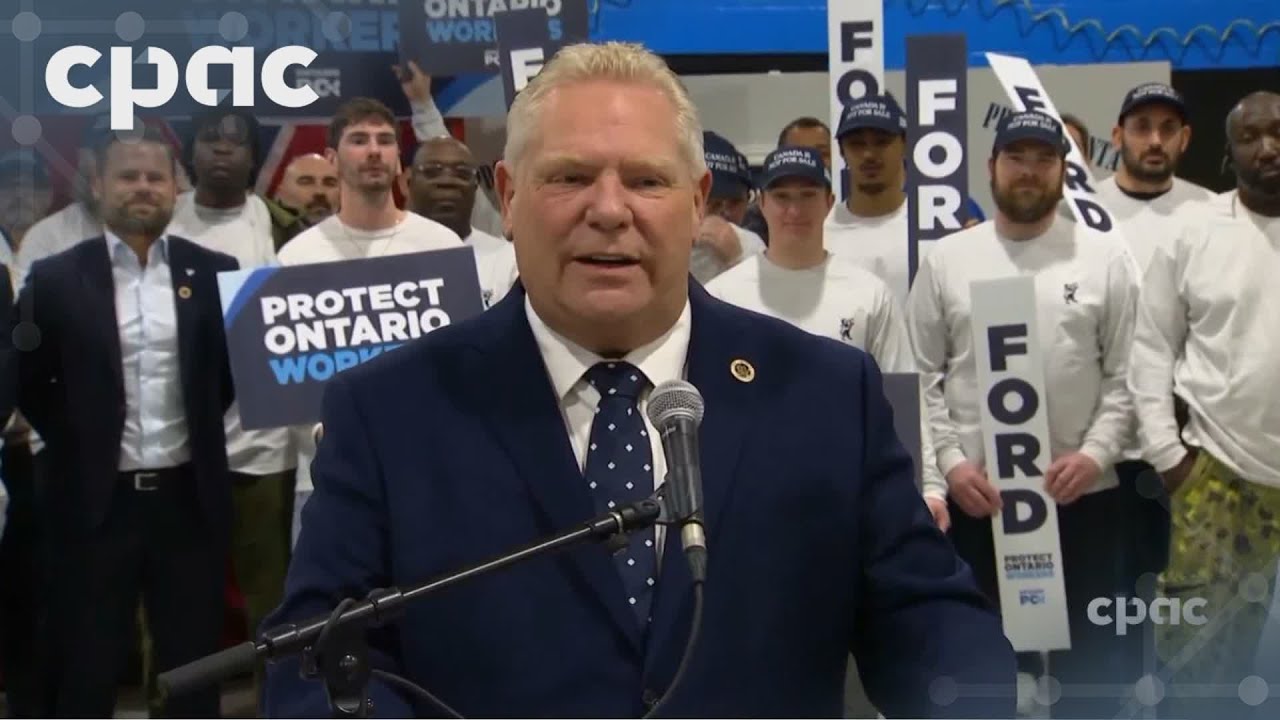 PC Party Leader Doug Ford campaigns in Toronto – February 24, 2025 ...