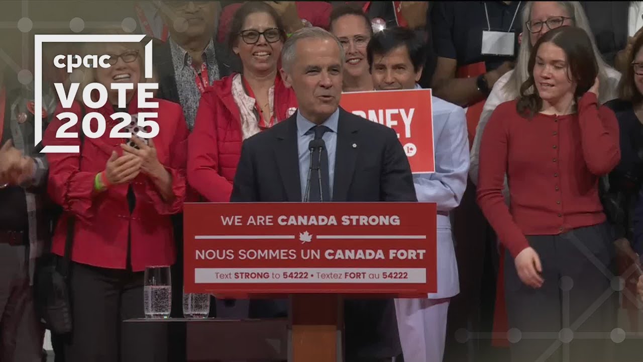 Federal election: Mark Carney delivers victory speech – April 29, 2025 ...