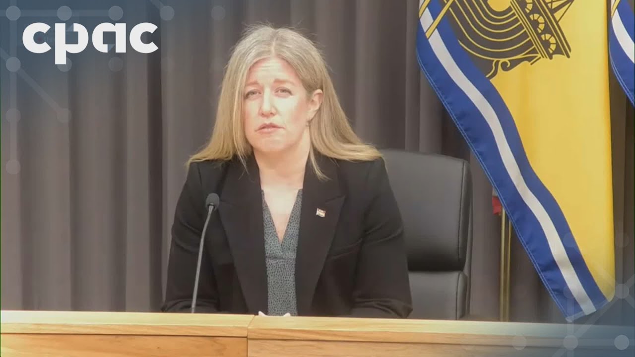 New Brunswick Premier Susan Holt makes an energy announcement – April ...