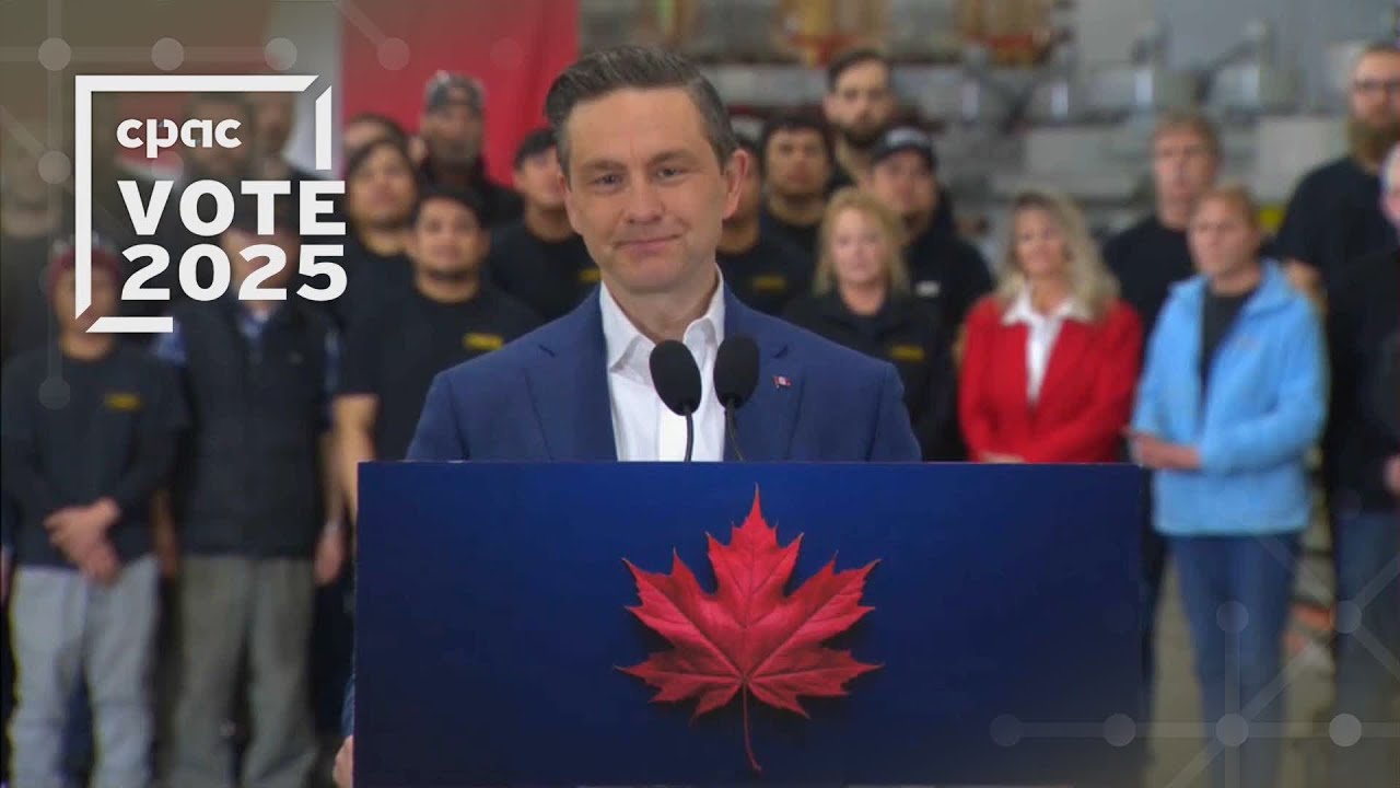 Pierre Poilievre makes policy announcement in Kingston – April 3, 2025 ...