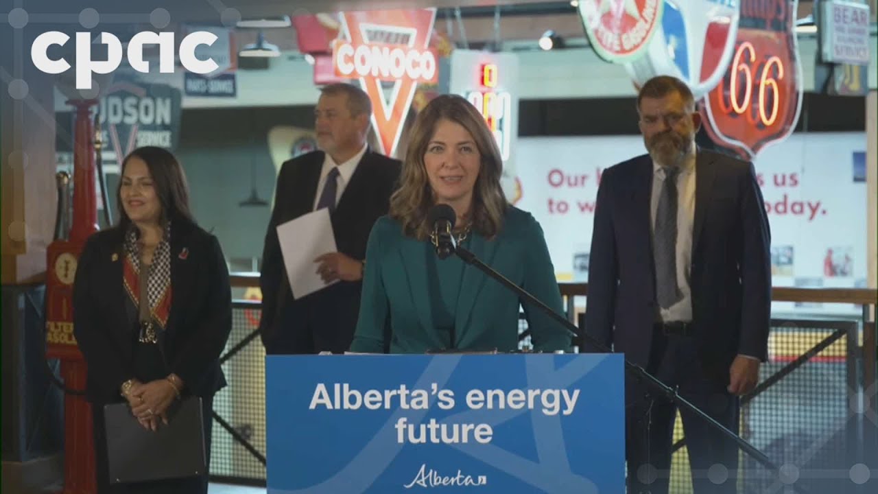 Alberta Premier Danielle Smith makes an energy infrastructure ...